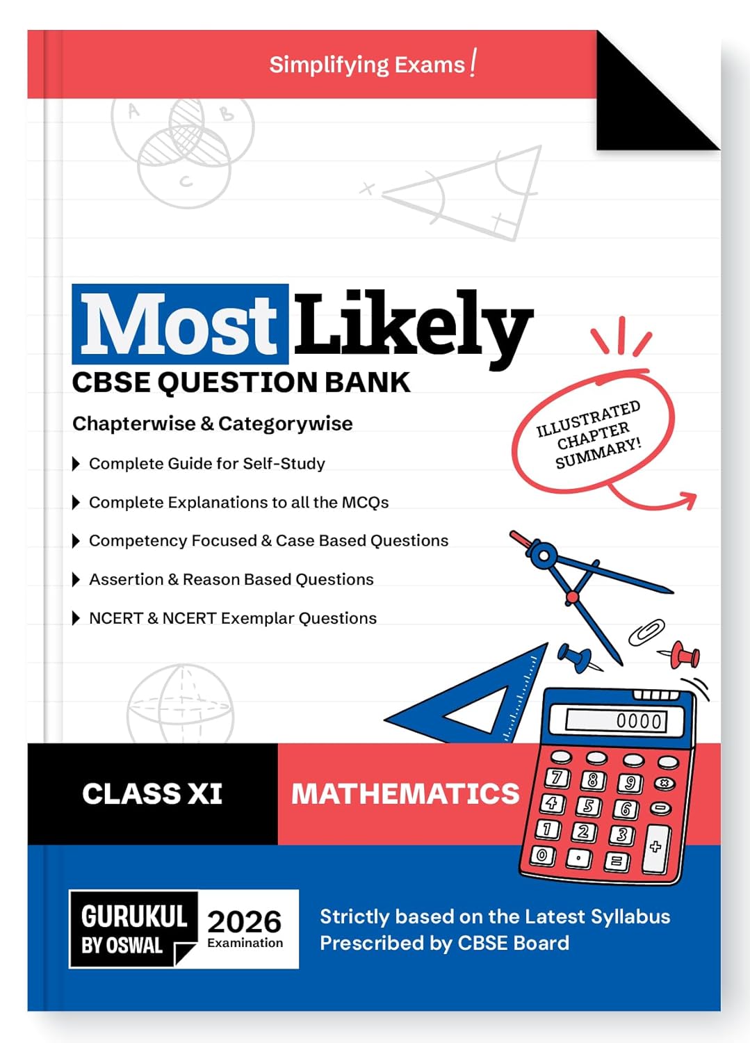 Oswal Gurukul Mathematics Most Likely CBSE Question Bank Class 11 for – The Book Masters