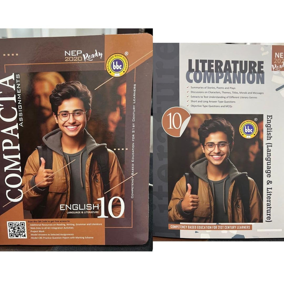 BBC Compacta Class 10 English Assignments - Set of 2 Books - for 2025 ...