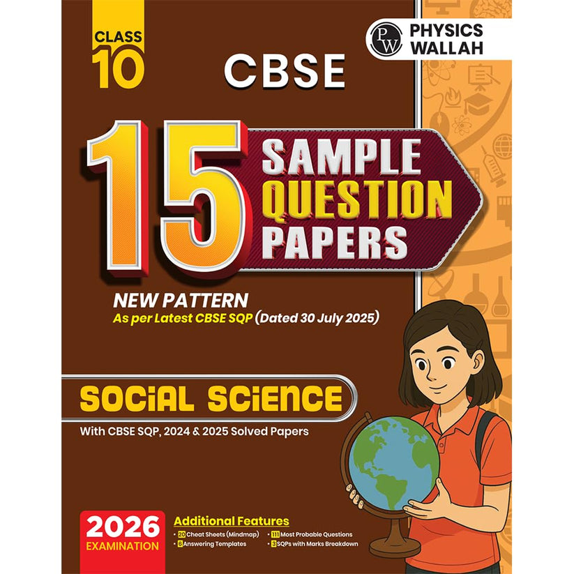 Physics Wallah (PW) CBSE 15 Sample Question Papers Social Science for ...