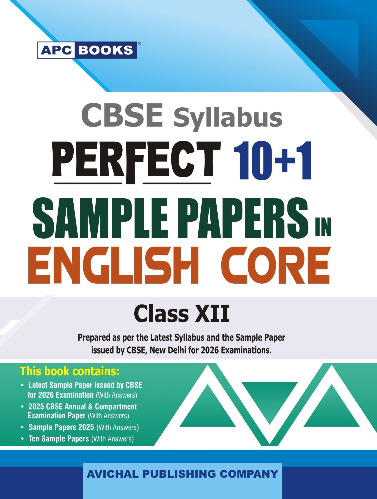 APC Books CBSE Perfect 10+1 Sample Papers in English Core Class 12 - L ...
