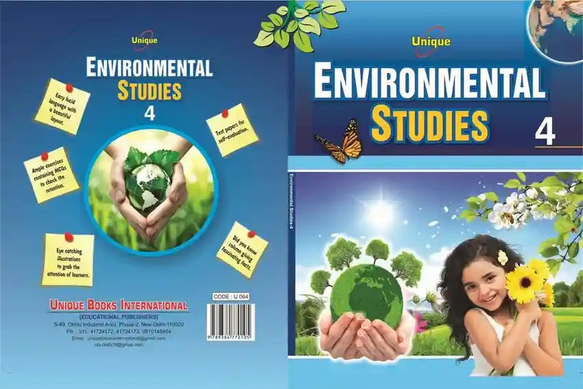 Unique Environmental Studies (EVS) Textbook for Class 4 - Latest Editi ...